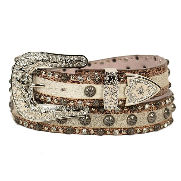 Angel Ranch | Accessories | Angel Ranch Ivory Hair On Cowhide ...